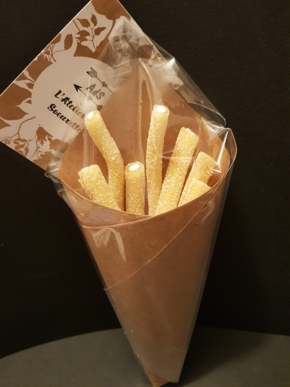 Cornet de frites en bonbons - Latelierdessoeurettes